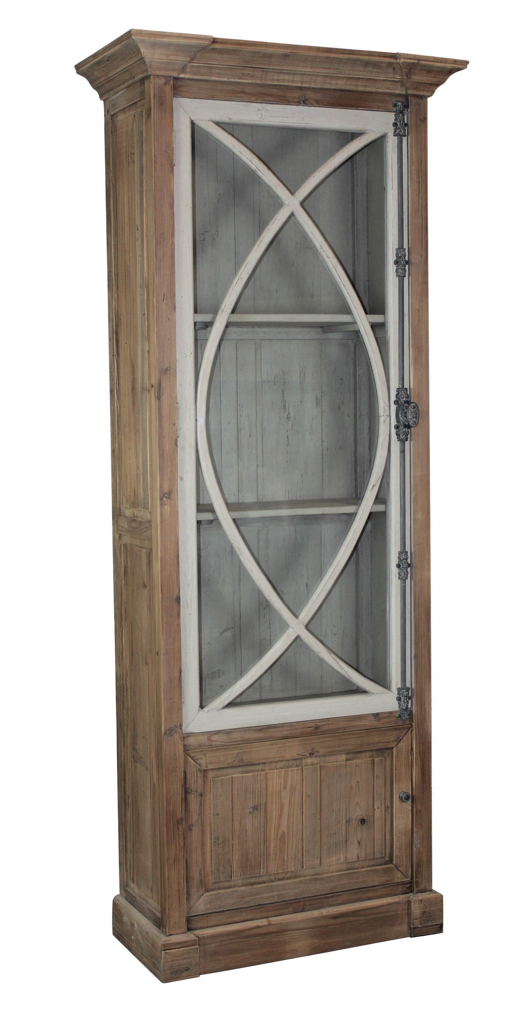 Tall skinny curio cabinet store